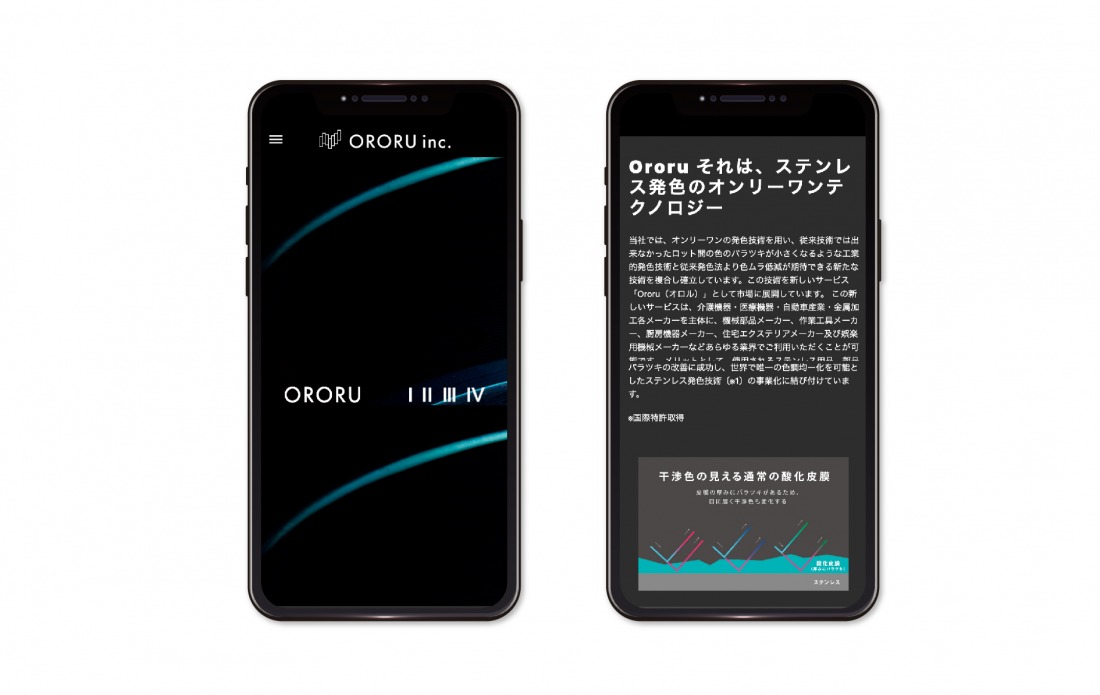 ORORU inc. ウェブサイト リニューアル | m&m.co（エムアンドエムドットコー）｜映像制作・イベント・ホームページ・デザイン｜鳥取市広告代理店